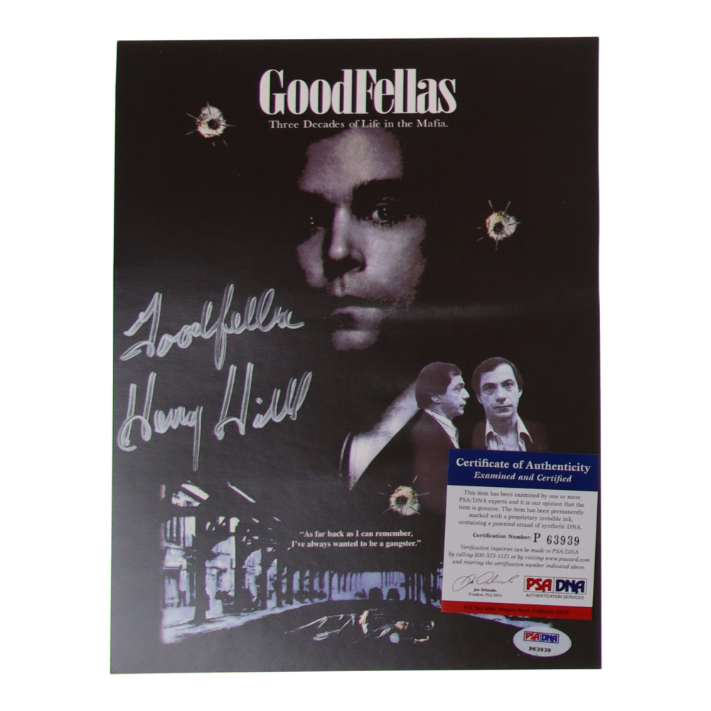 Henry Hill Signed "Goodfellas" 8.5x11 Photo Inscribed "Goodfella" (PSA ...