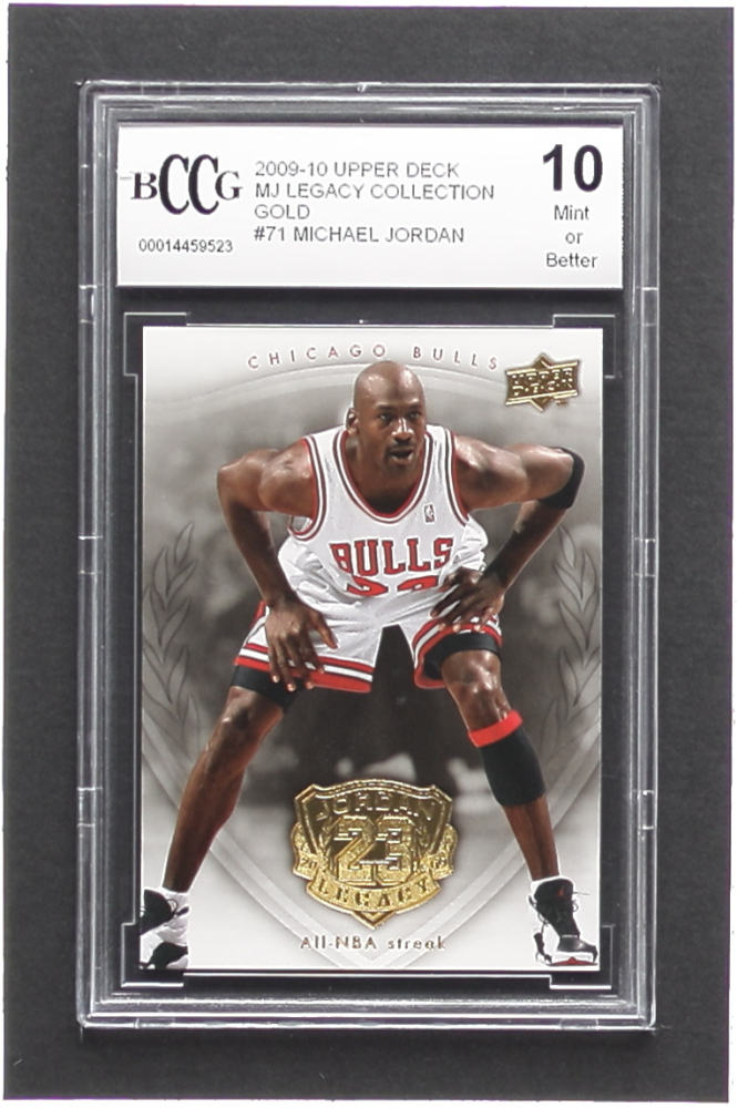 Michael Jordan 2009-10 Upper Deck Michael Jordan Legacy Collection Gold ...