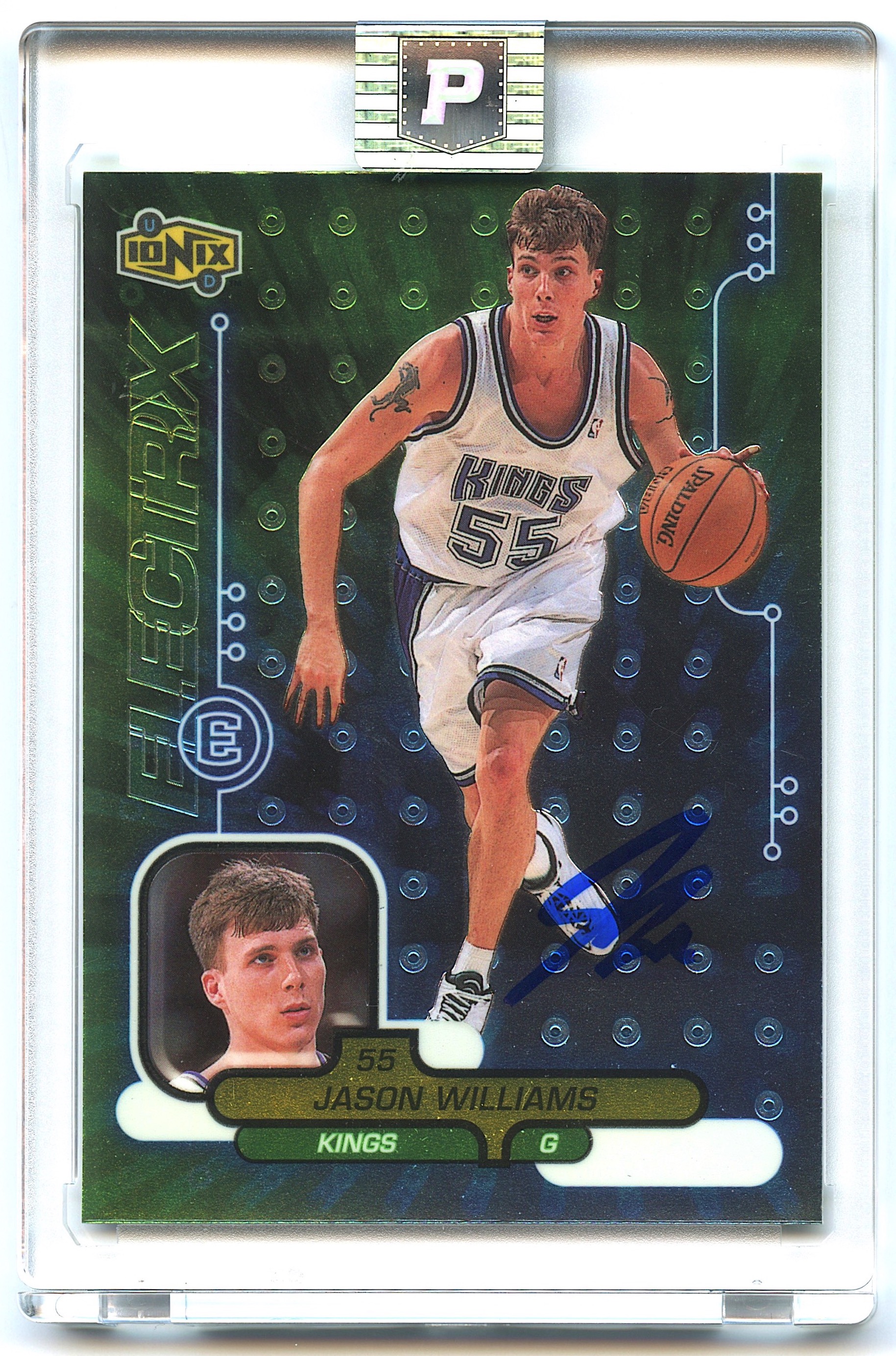 Jason Williams Signed 1998-99 UD Ionix #67 RC (PA Encapsulated ...
