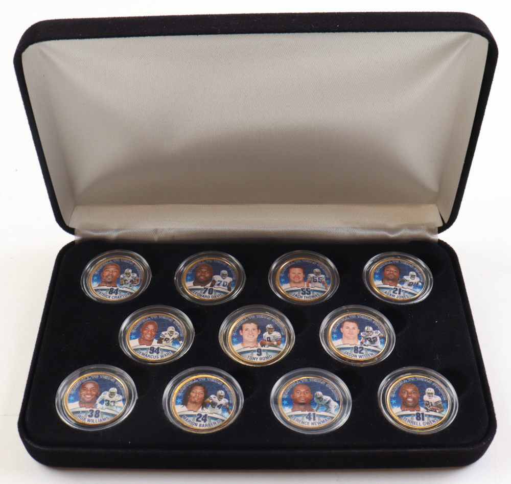 Cowboys "Farewell to Texas Stadium" Limited Edition Set of (11) 24K ...