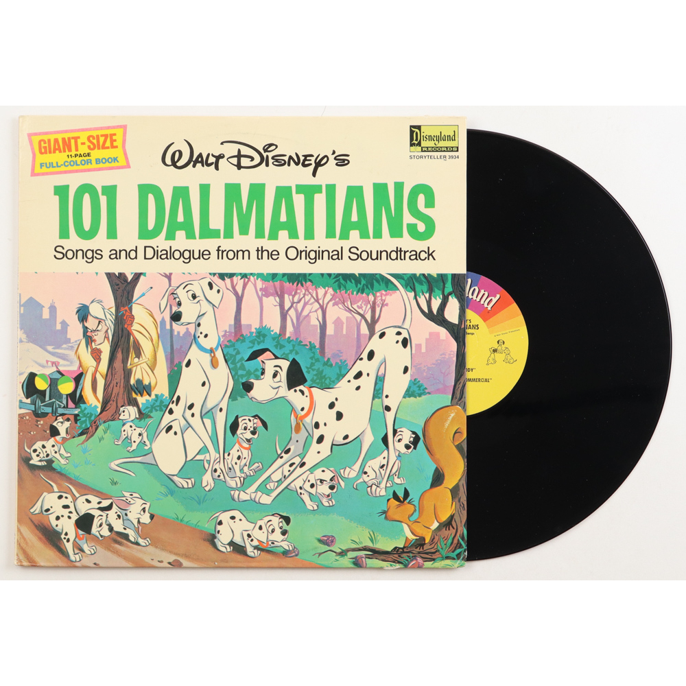 Walt Disney "101 Dalmatians" Original Disney LP Vinyl Record Album ...
