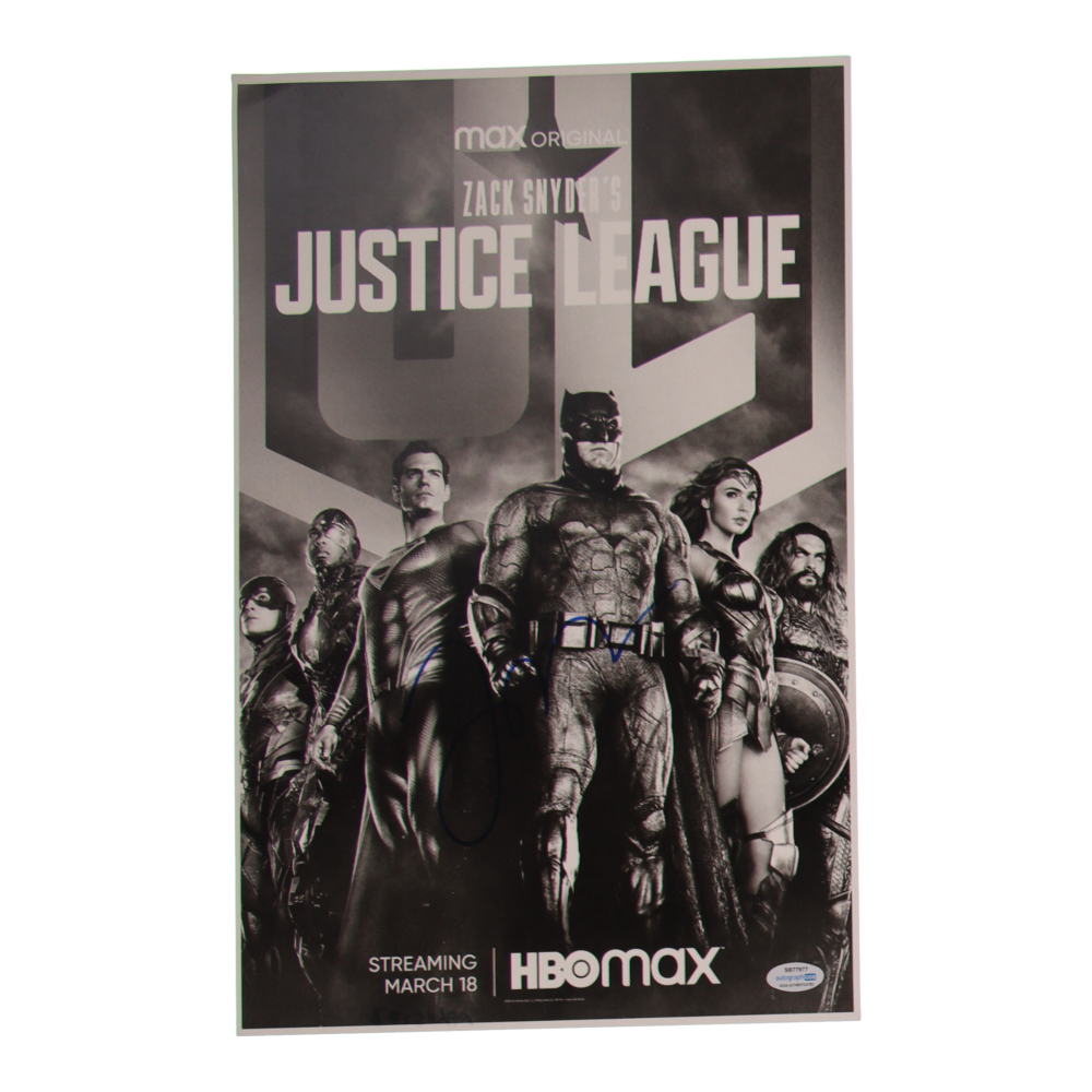 Zack Snyder Signed "Zack Snyder's Justice League" 11x17 Photo (ACOA ...