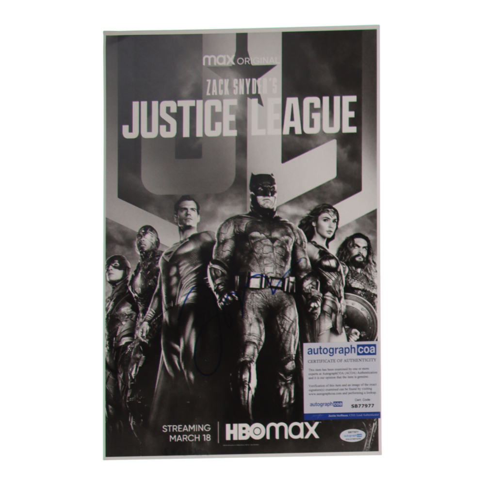 Zack Snyder Signed "Zack Snyder's Justice League" 11x17 Photo (ACOA ...
