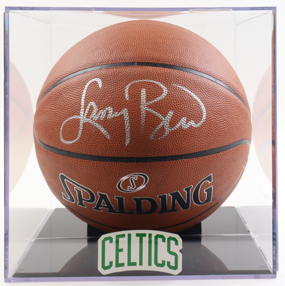 Larry Bird Signed NBA Basketball With Display Case (PSA) | Pristine Auction