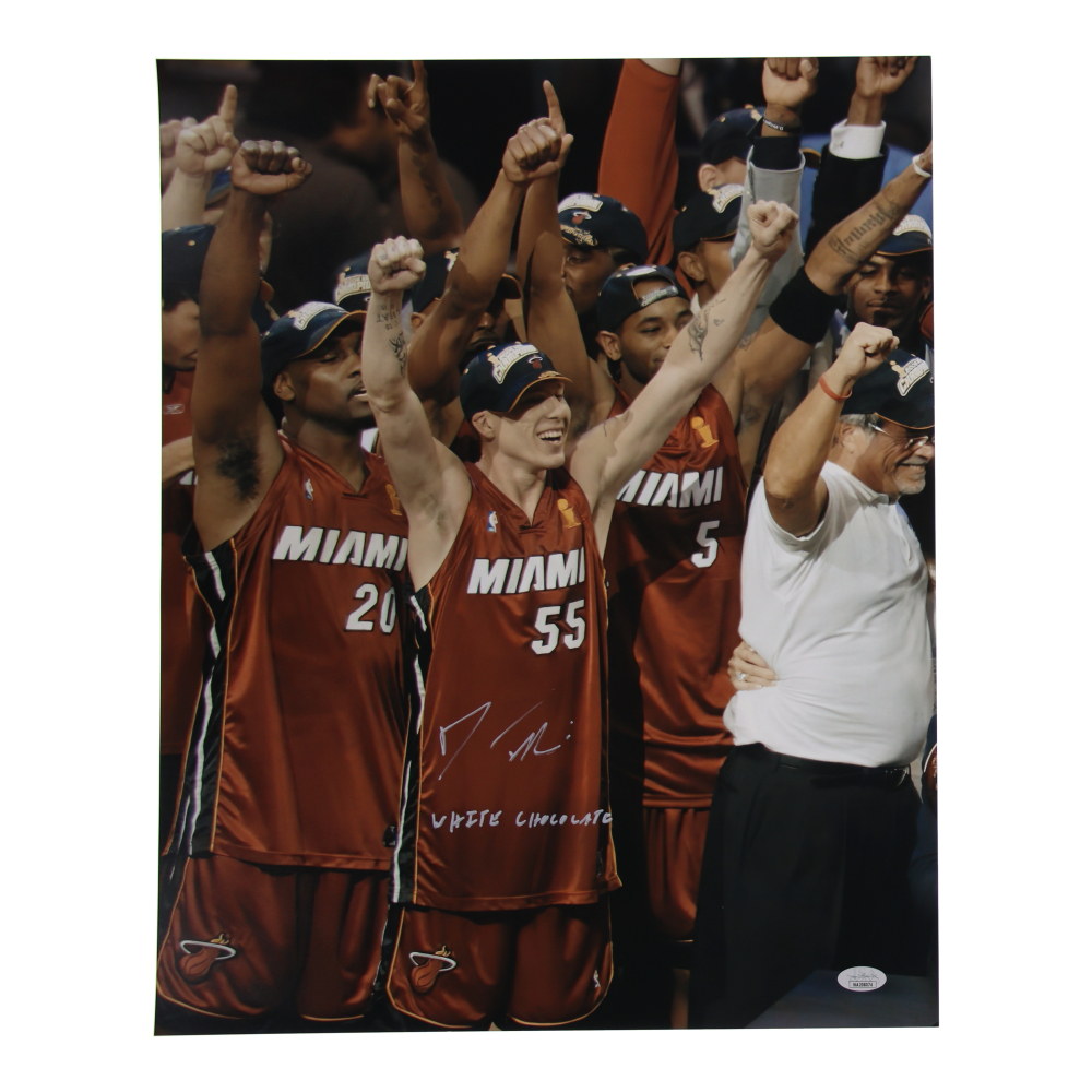 Jason Williams Signed Heat 16x20 Photo Inscribed "White Chocolate" (JSA ...