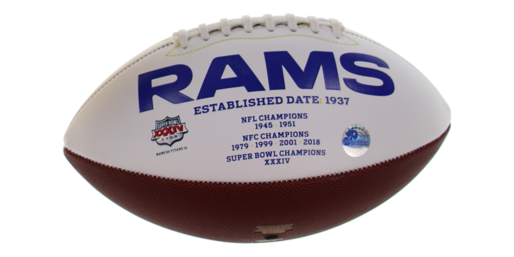 Van Jefferson Signed Rams Logo Football (Pro Player) | Pristine Auction