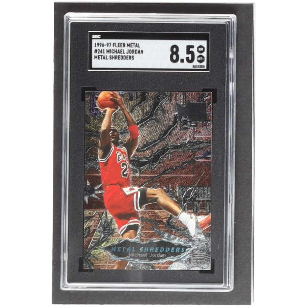 Michael Jordan 1996 97 Metal 241 MS SGC 8 5 Pristine Auction Michael Jordan 1996 97 Metal 241 MS SGC 8 5 Pristine Auction