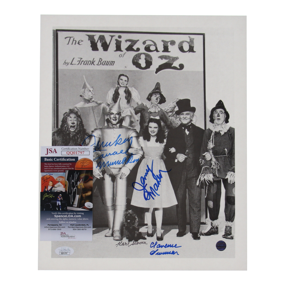 "The Wizard of Oz" 11x14 Photo Signed By (5) with Karl Slover, Mickey ...