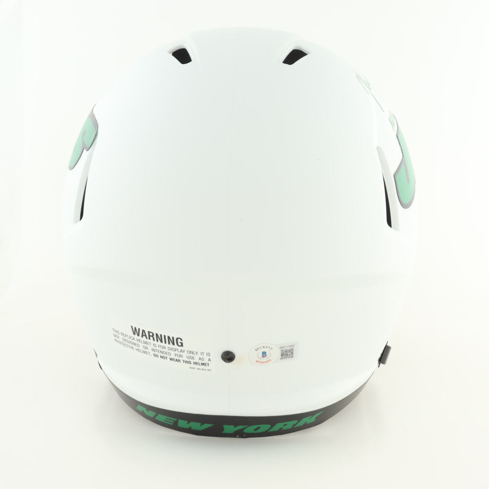 Mike White Signed Jets Full-Size Lunar Eclipse Alternate Speed Helmet ...