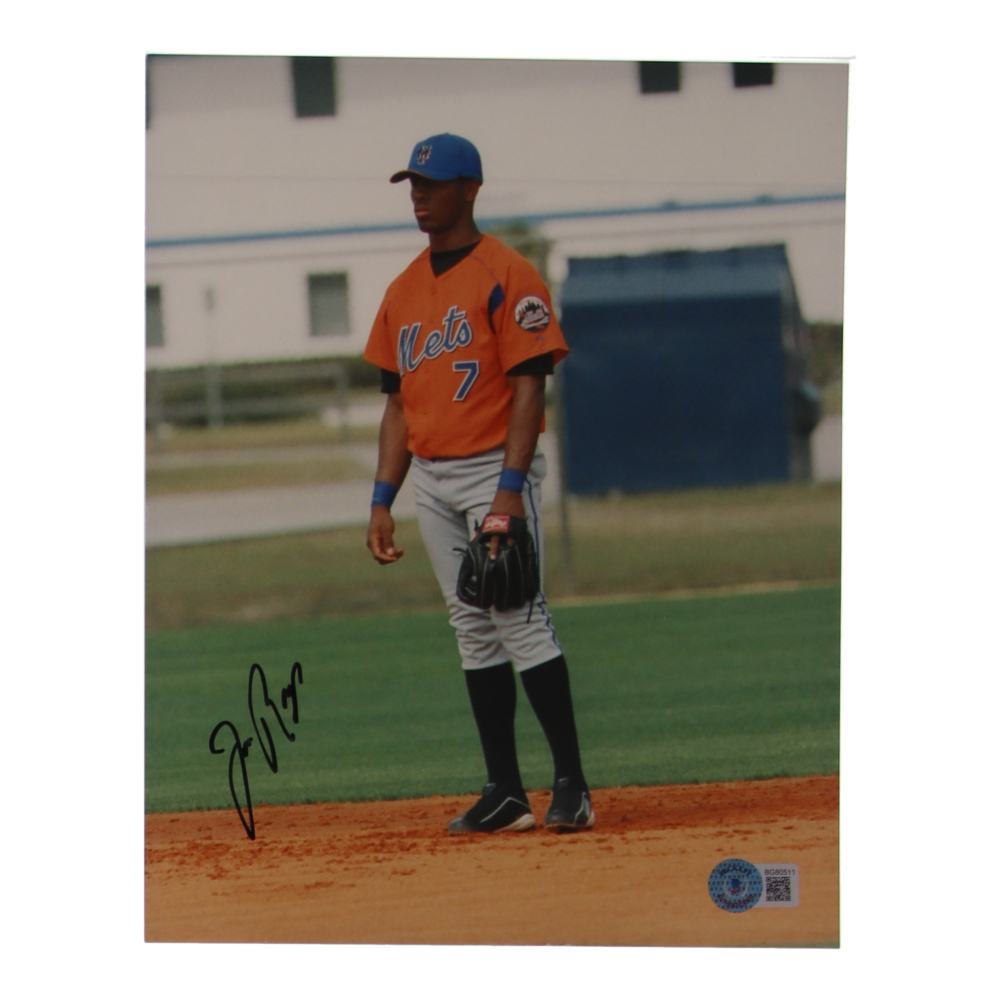 Jose Reyes Signed Mets 8x10 Photo (Beckett) | Pristine Auction