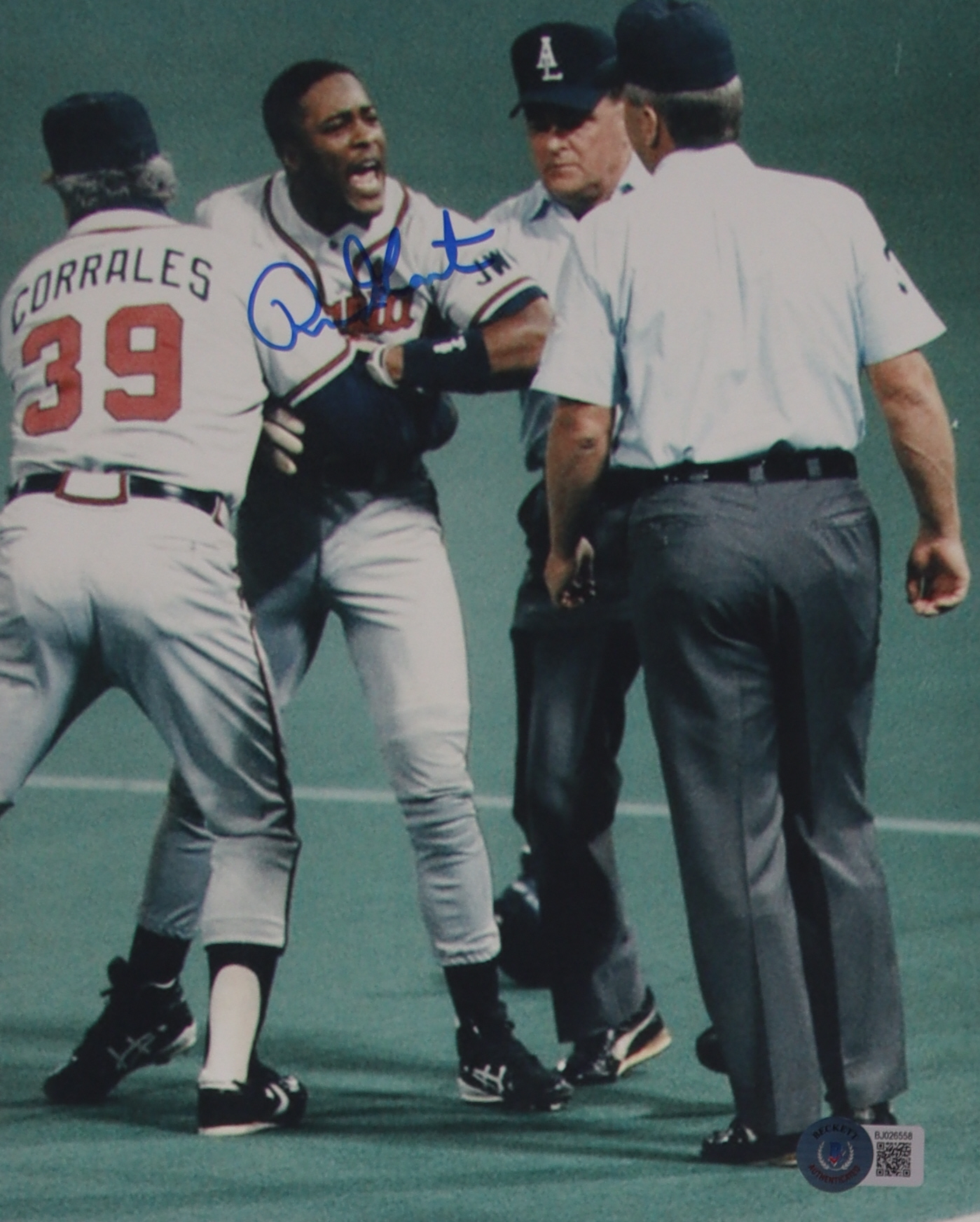 Ron Gant Signed Braves 8x10 Photo (Beckett) | Pristine Auction