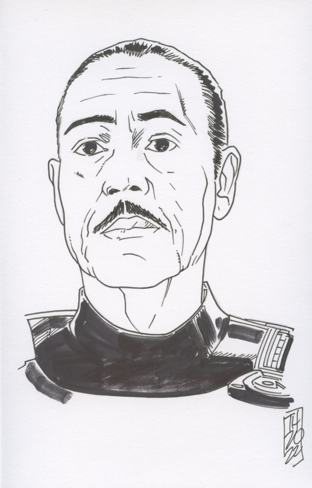 Moff Gideon | Star Wars - Signed ORIGINAL Drawing by Tom Hodges (1/1 ...