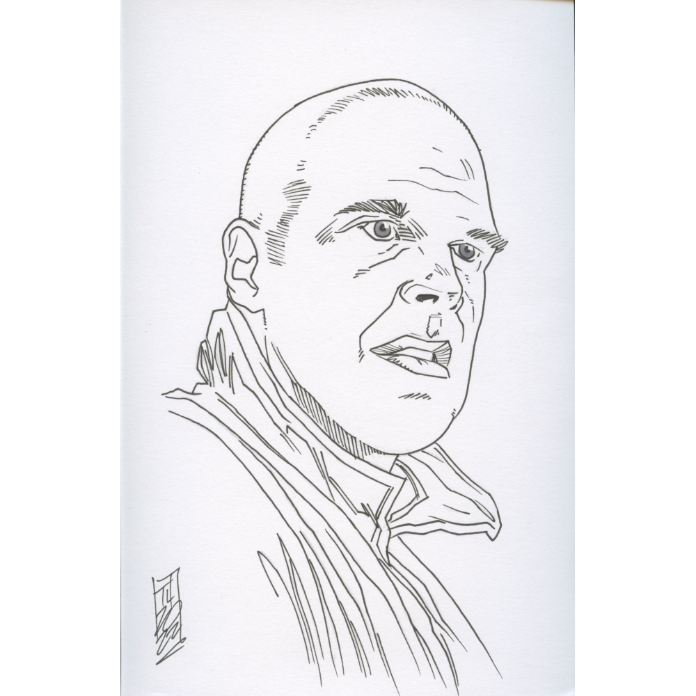 Jim Hopper | Stranger Things - Signed ORIGINAL Drawing by Tom Hodges (1 ...