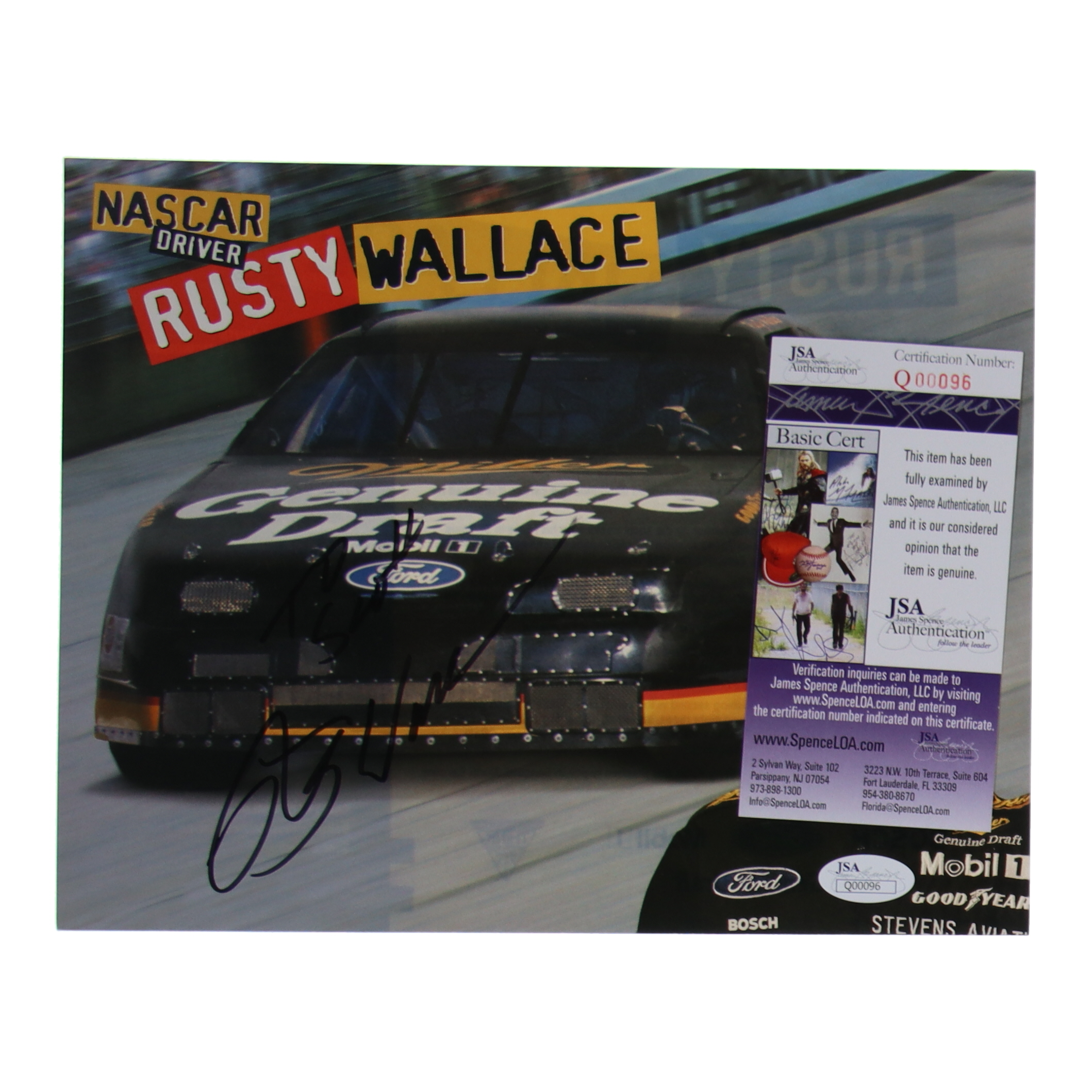 Rusty Wallace Signed NASCAR 8x10 Photo (JSA) | Pristine Auction