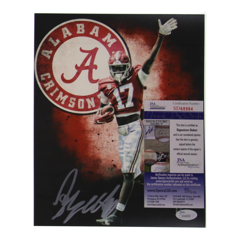Agiye Hall Signed Alabama Crimson Tide 8x10 Photo (JSA) | Pristine Auction