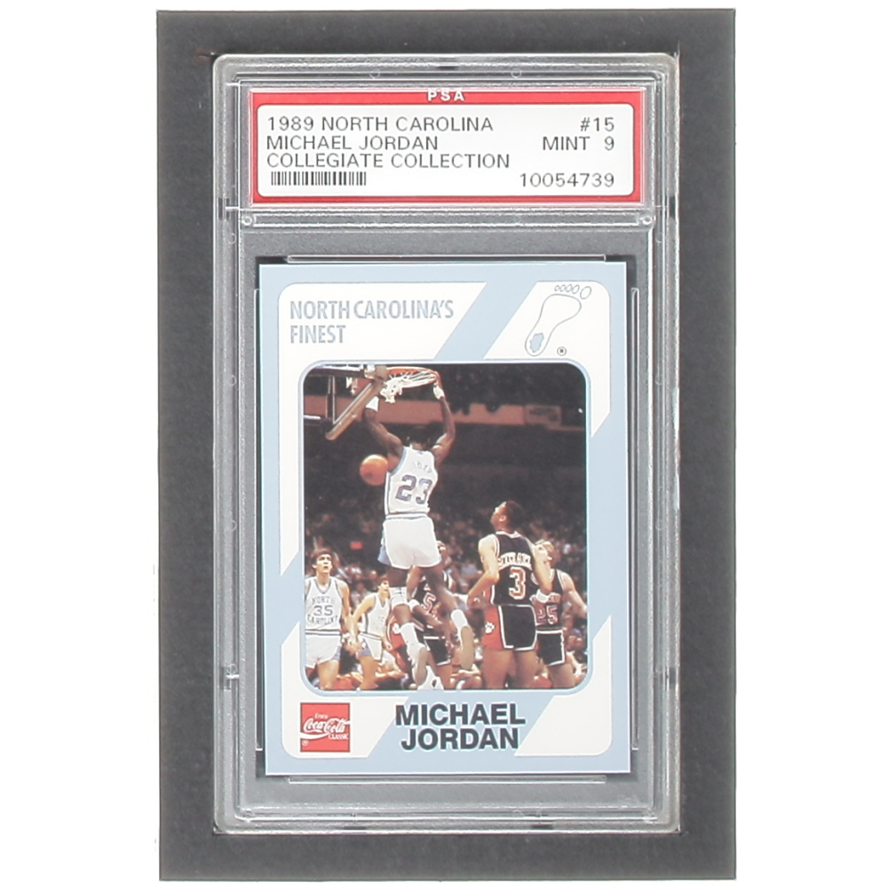 Michael Jordan 1989-90 North Carolina Collegiate Collection #15 (PSA 9 ...