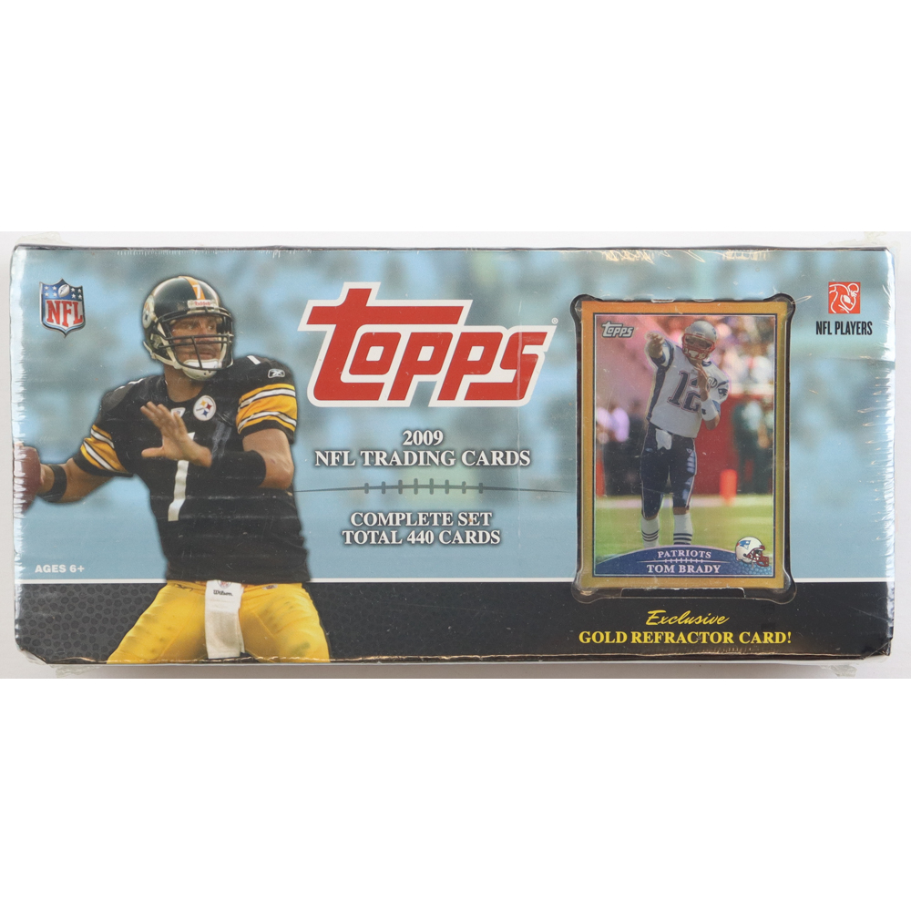 2009 Topps Football Cards Box of (440) Cards with Tom Brady Gold ...