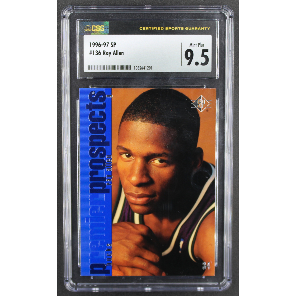 Ray Allen 1996-97 SP #136 RC (CSG 9.5) | Pristine Auction