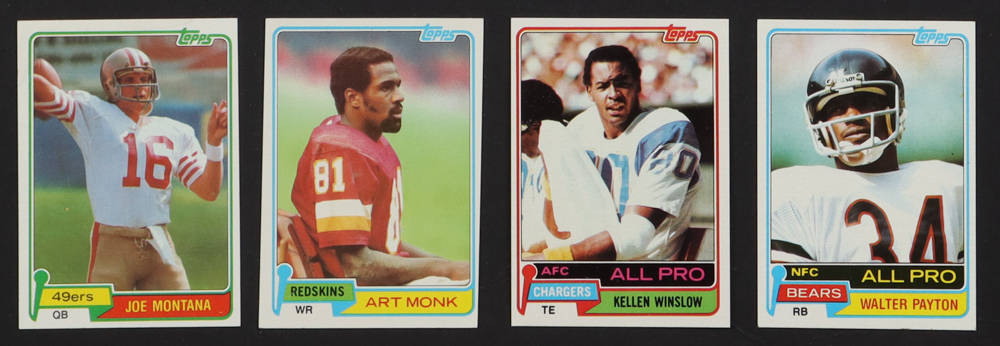 1981 Topps Football Complete Set of (528) Cards with Joe Montana #216 ...