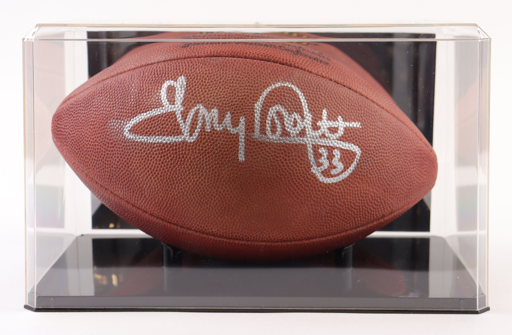 Tony Dorsett Signed NFL Football with Display Case (Beckett) | Pristine ...