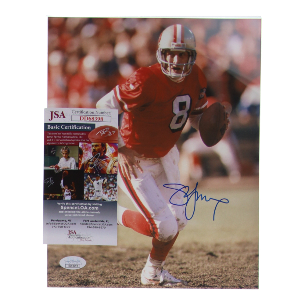 Steve Young Signed 49ers 8x10 Photo (JSA) | Pristine Auction