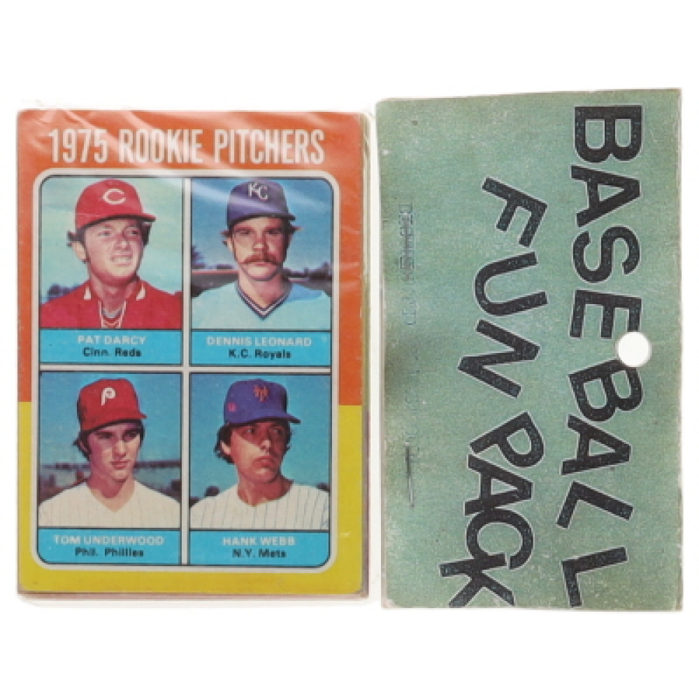 1975 Topps Baseball Card Fun Pack With (10) Cards | Pristine Auction