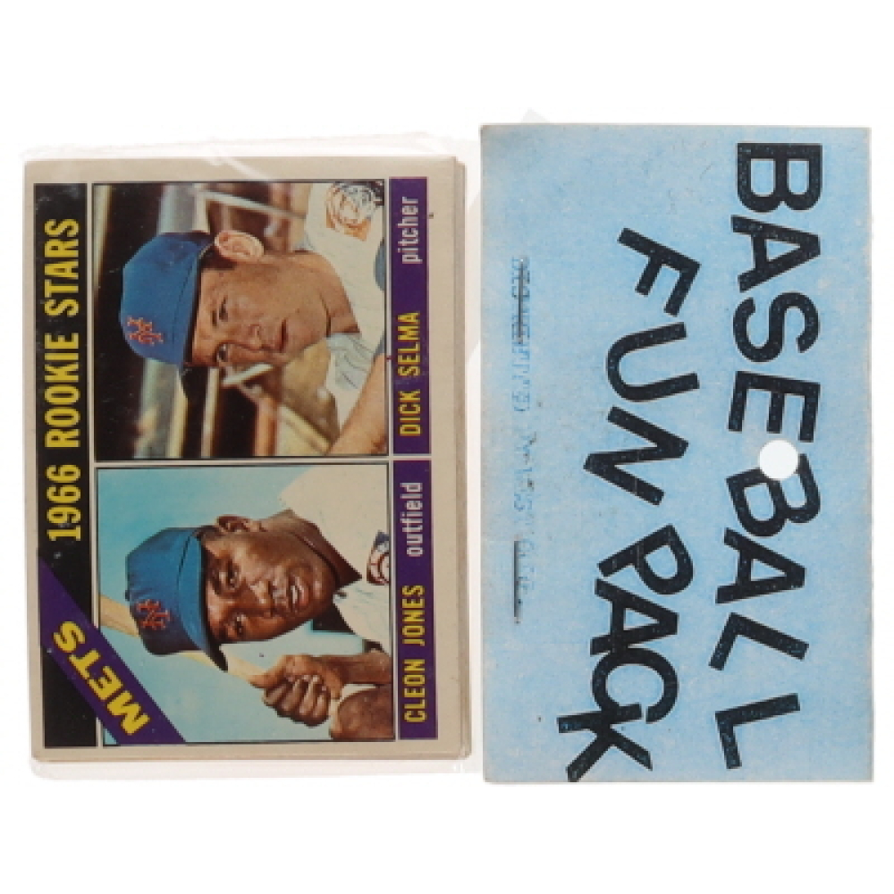 1966 Topps Baseball Card Fun Pack with (10) Cards | Pristine Auction