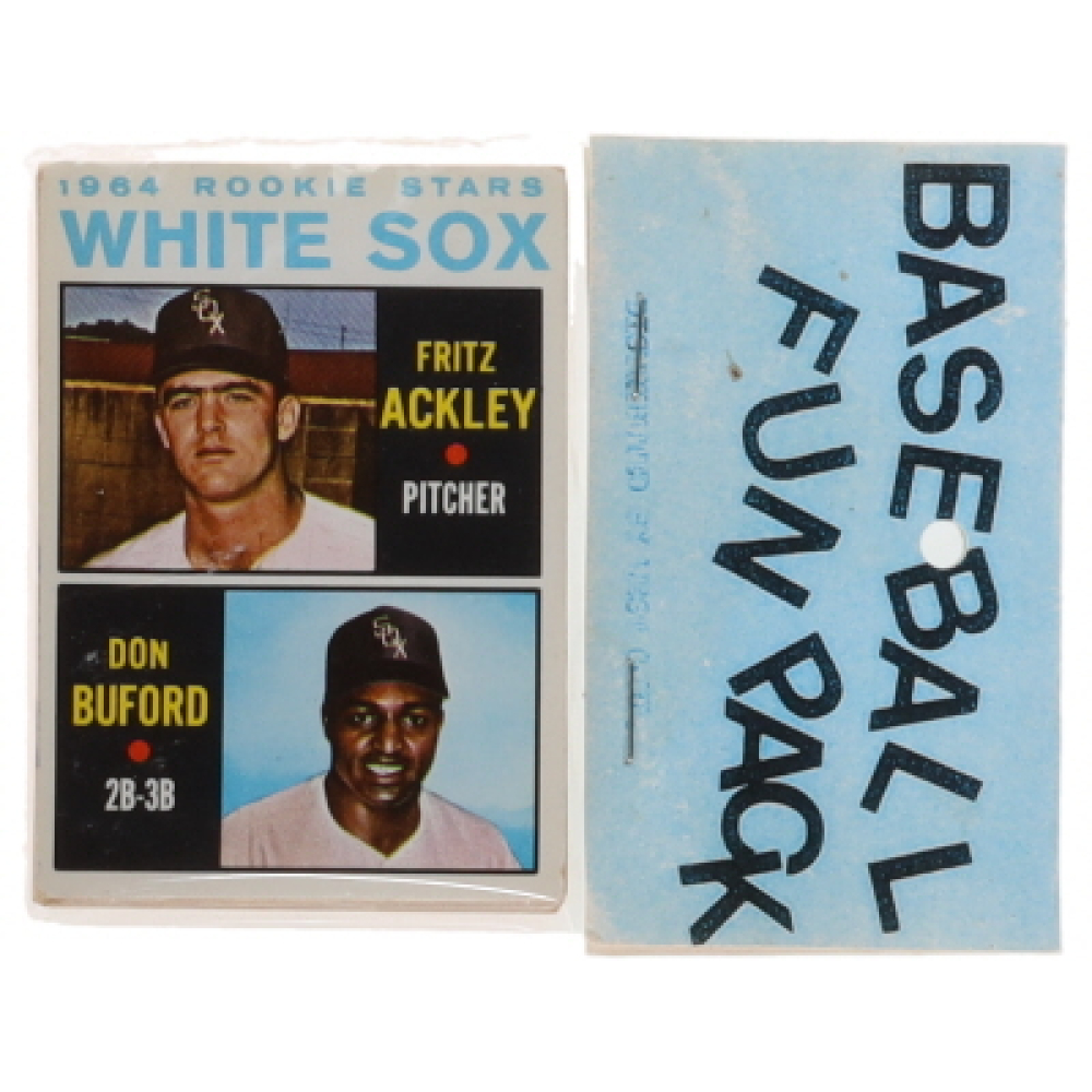 1964 Topps Baseball Card Fun Pack with (10) Cards | Pristine Auction