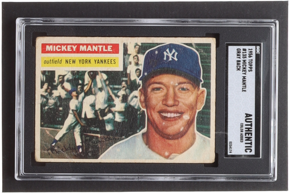 Mickey Mantle 1956 Topps #135 (SGC Authentic) | Pristine Auction