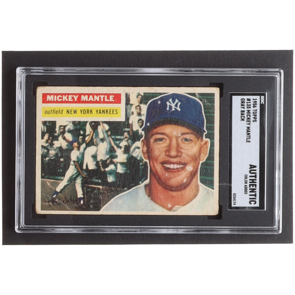 Mickey Mantle 1956 Topps #135 (SGC Authentic) | Pristine Auction