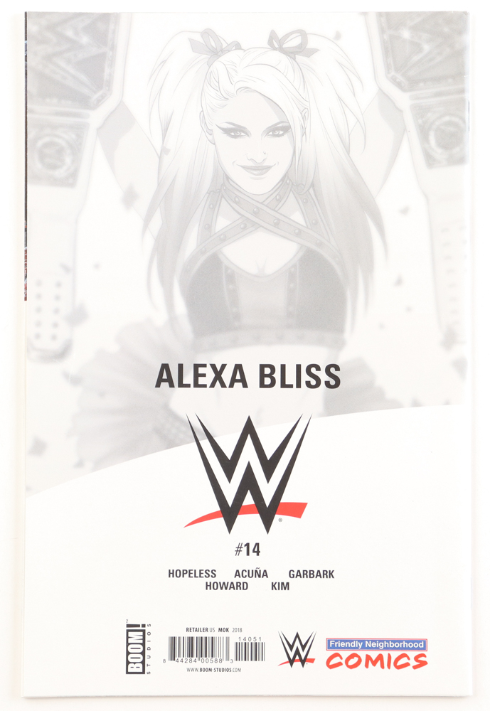 Alexa Bliss Signed 2018 WWE Issue #14 Boom Comic Book (Beckett ...