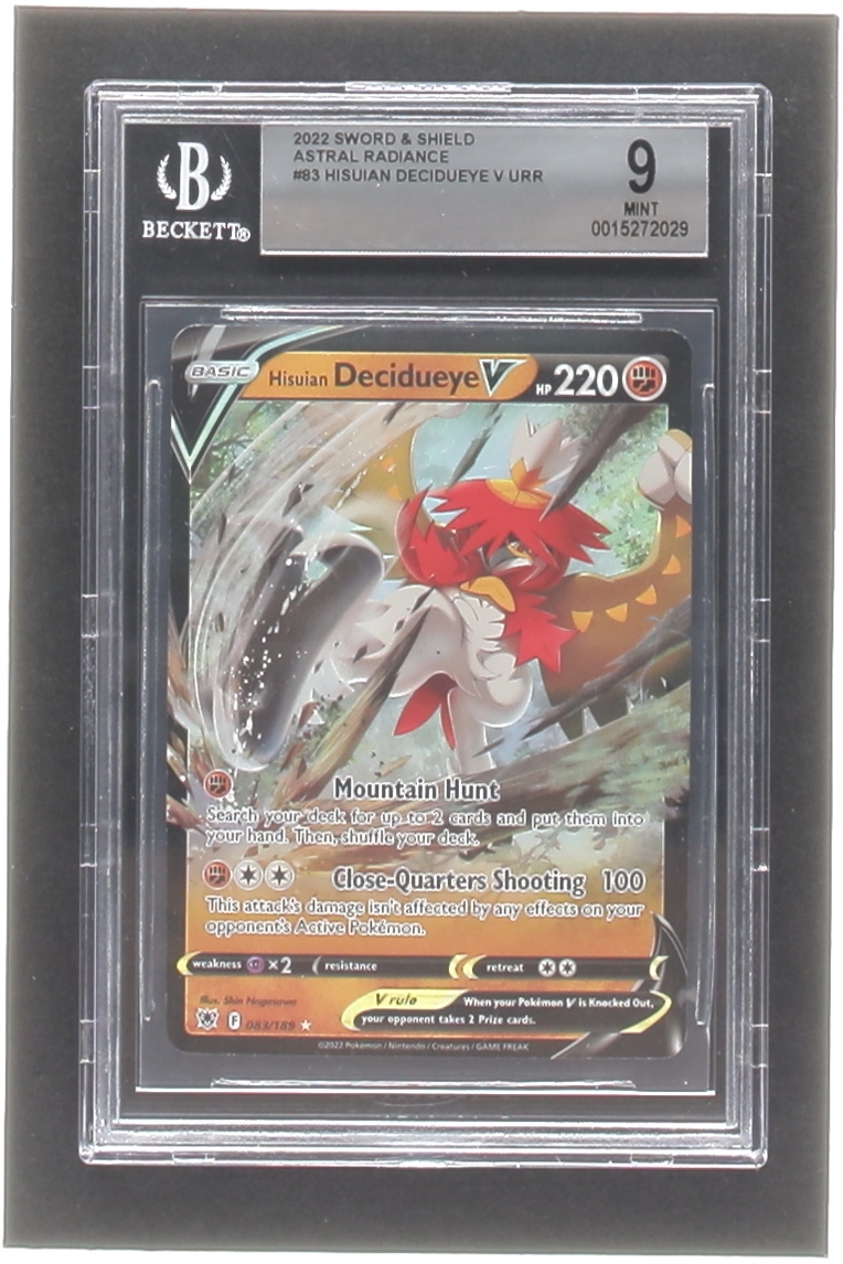 Hisuian Decidueye 2022 Pokemon Sword and Shield Astral Radiance #83 ...