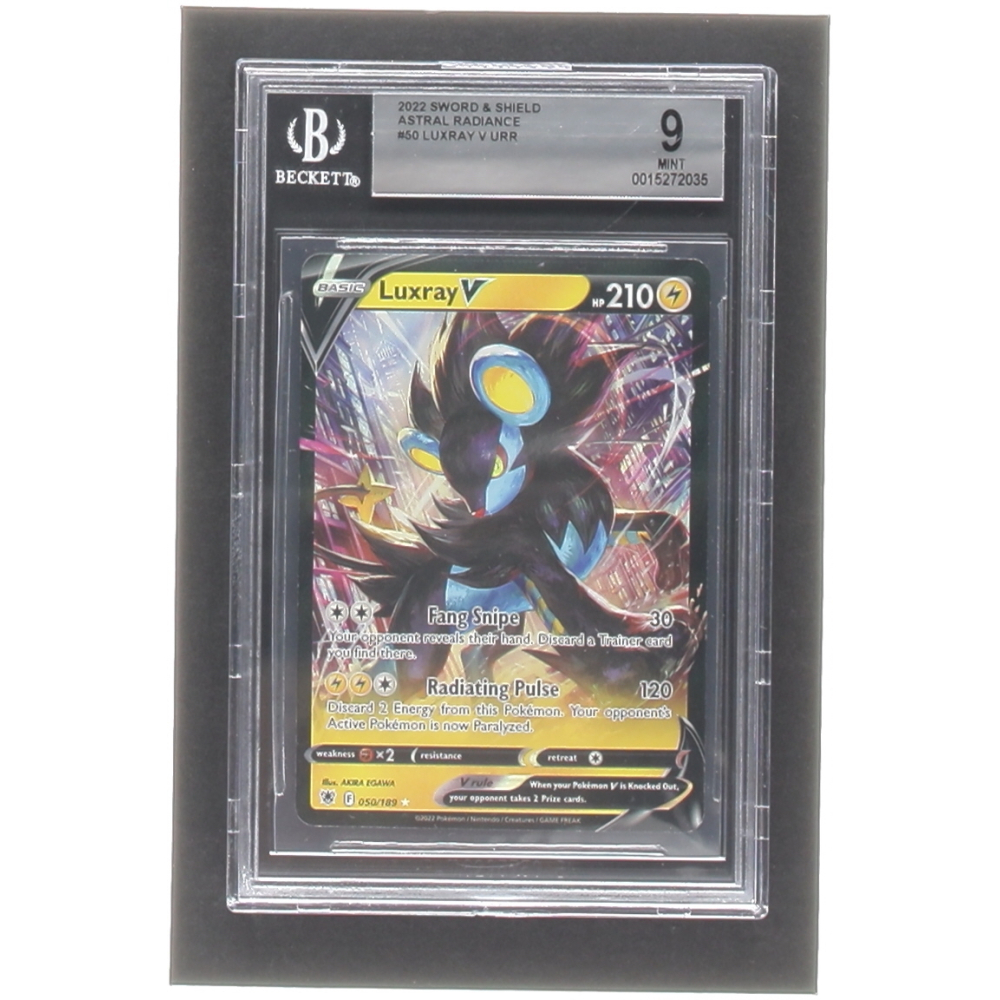 Luxray 2022 Pokemon Sword and Shield Astral Radiance #50 (BGS 9 ...