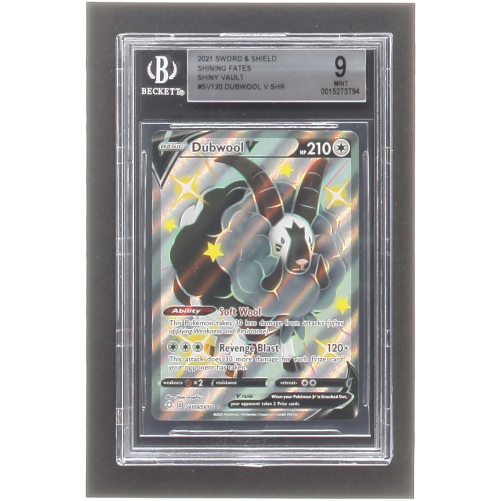 Dubwool 2021 Pokemon Sword and Shield Shining Fates Shiny Vault #SV120 ...