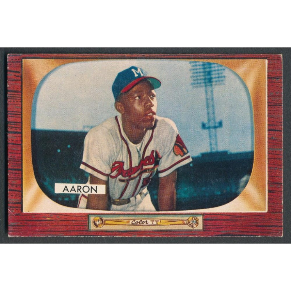 Hank Aaron 1955 Bowman #179 | Pristine Auction