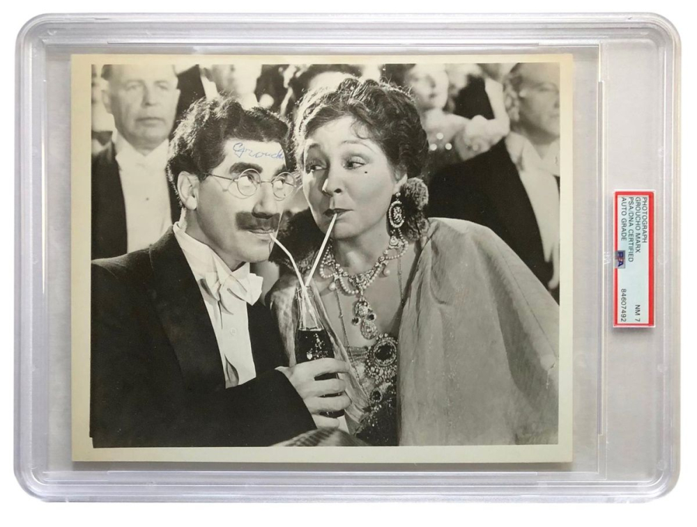Groucho Marx Signed "A Night at the Opera" 8x10 Photo (PSA) | Pristine Auction
