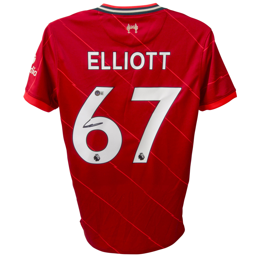 Harvey Elliott Signed Liverpool Jersey (Beckett COA) | Pristine Auction