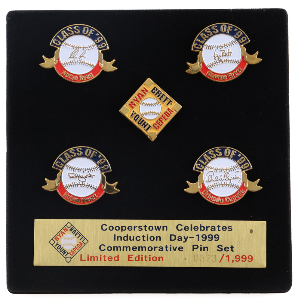 LE 1999 Original Cooperstown Hall of Fame Induction Commemorative Set ...
