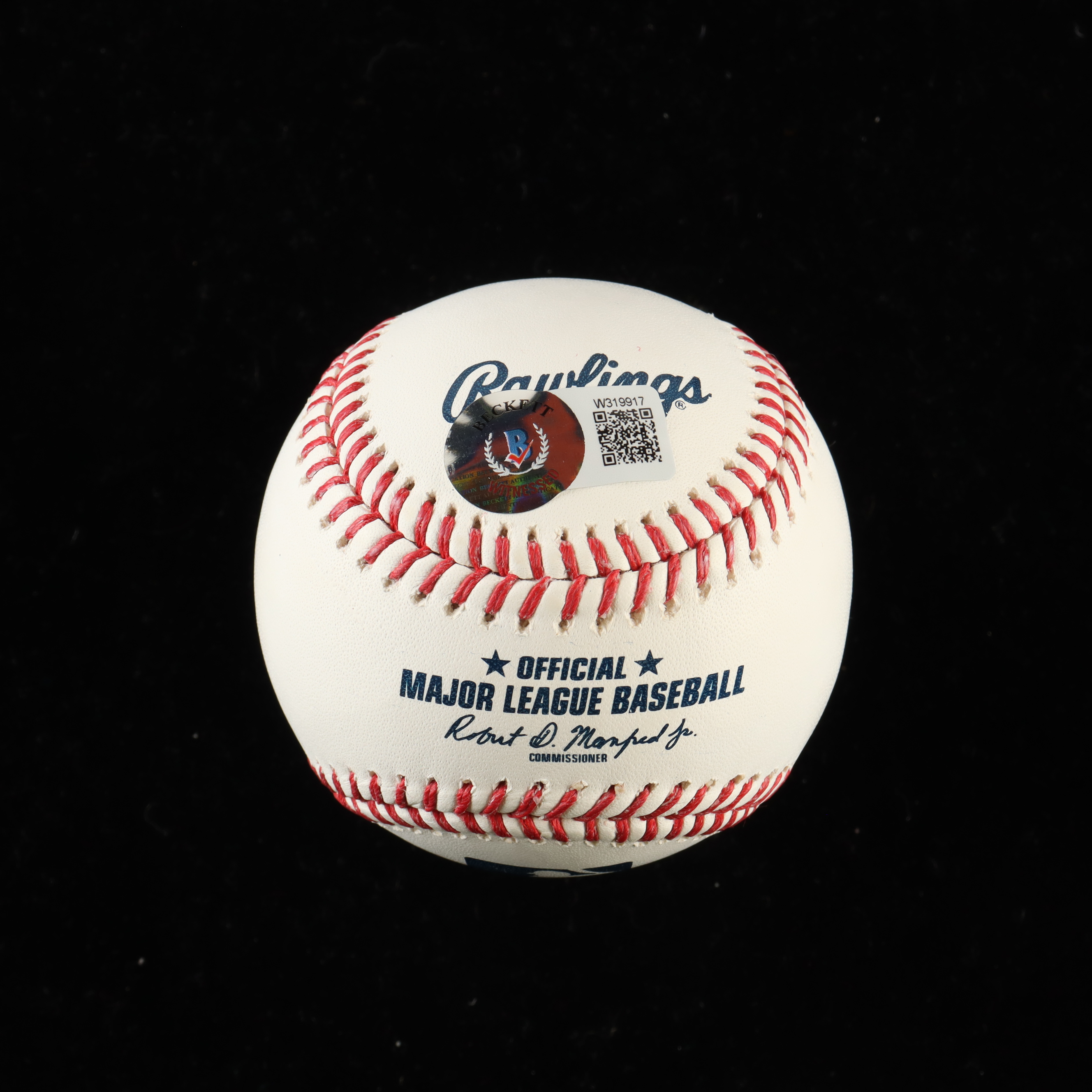 Cecil Fielder Signed OML Baseball Inscribed "96 W.S Champ" (Beckett ...