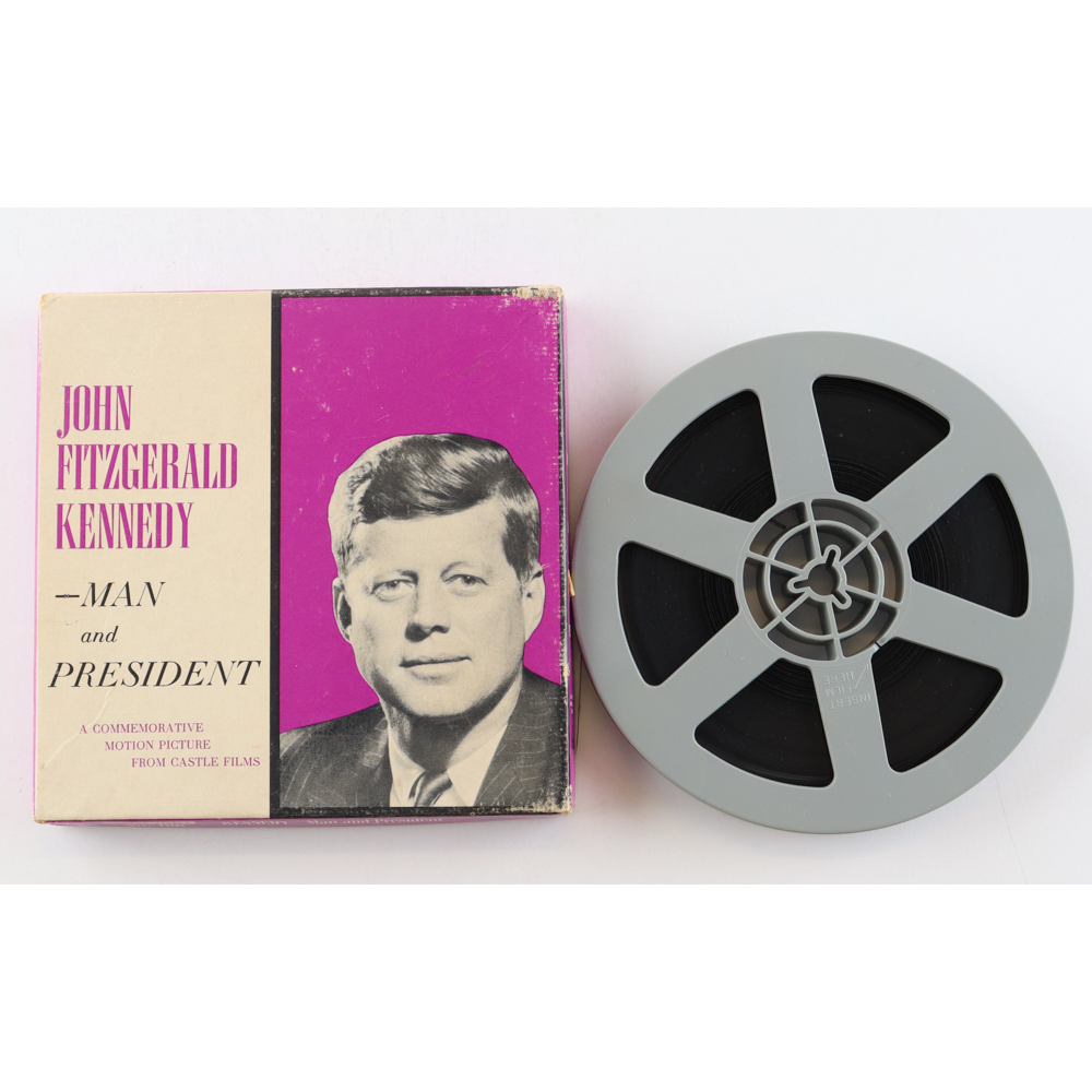 1960's "John Fitzgerald Kennedy: Man and President" 8mm Film Reel with ...