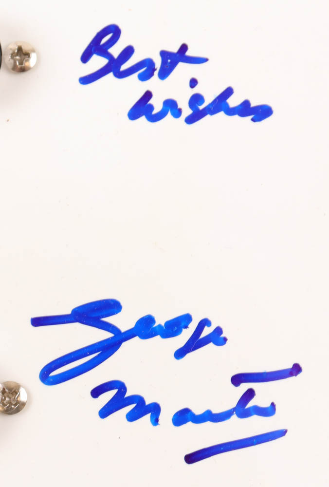 George Martin Signed 38" Electric Guitar Inscribed "Best Wishes" (JSA ...
