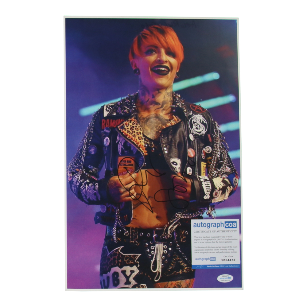 Ruby Soho Signed AEW 11x17 Photo (ACOA) | Pristine Auction