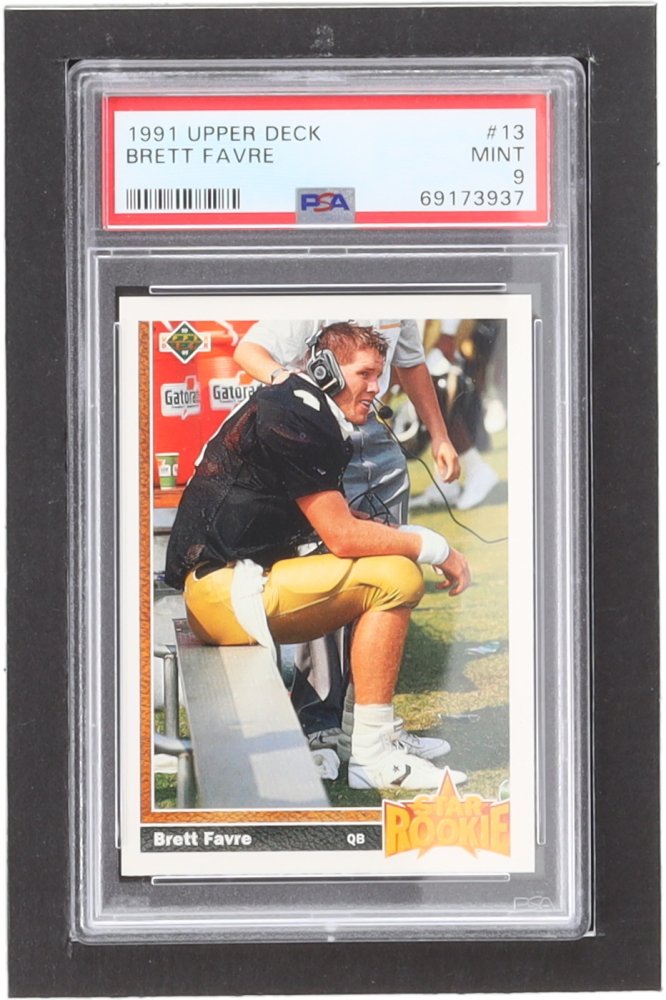 Brett Favre 1991 Upper Deck #13 RC (PSA 9) | Pristine Auction