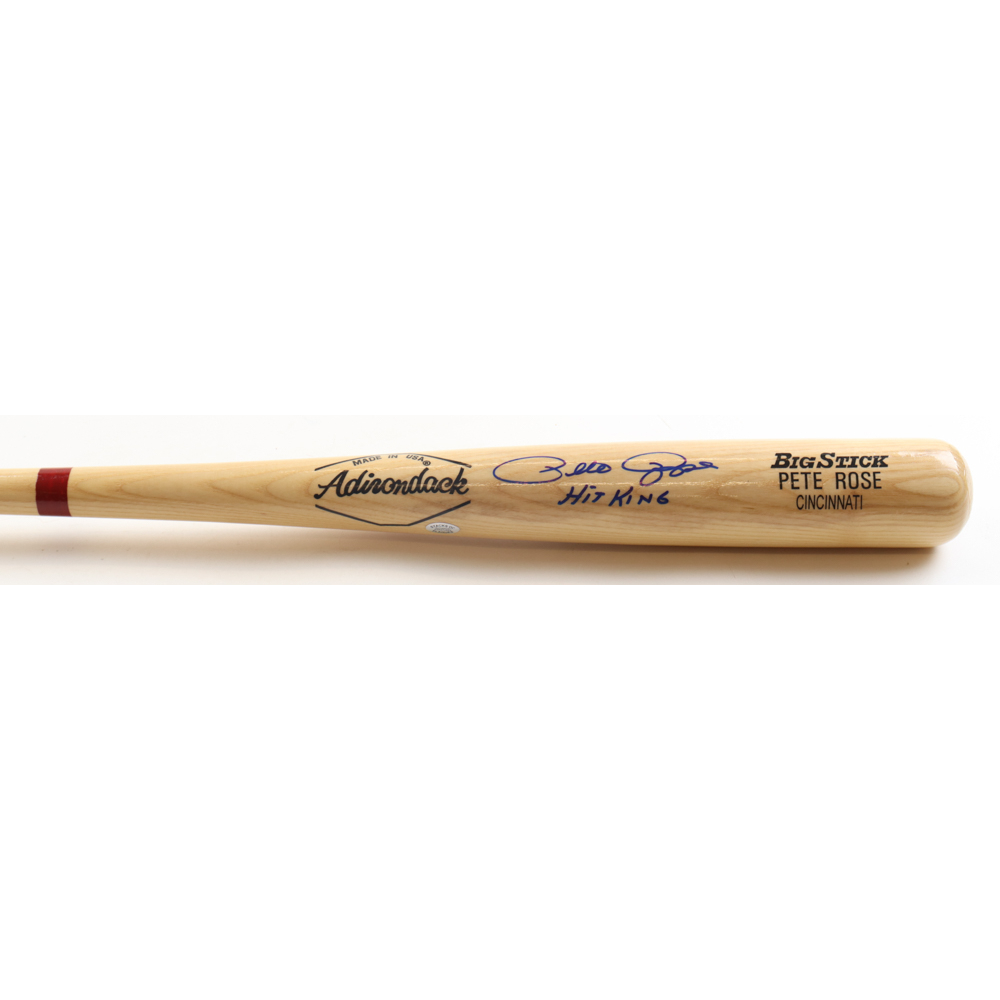 Pete Rose Signed Adirondack Big Stick Player Model Baseball Bat ...