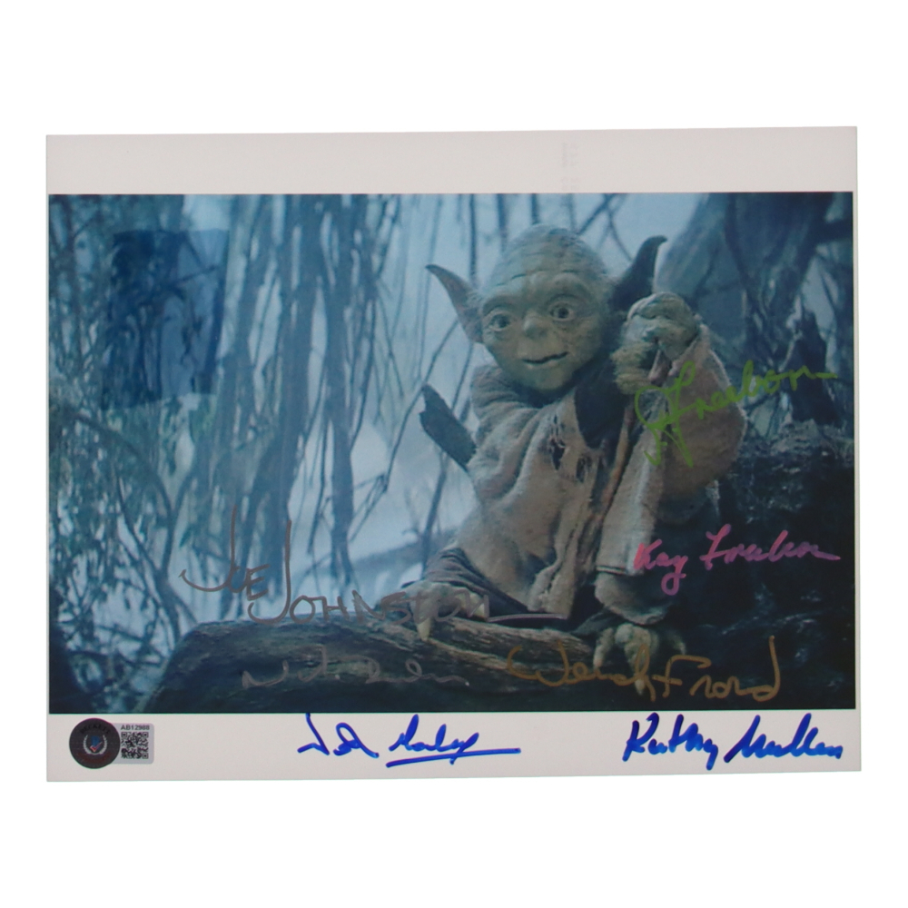 "Star Wars" 8x10 Photo Signed by (7) with Joe Johnston, Stuart Freeborn ...