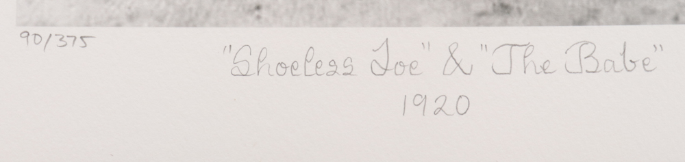 Historical Photo Archive - Babe Ruth & Joe Jackson "Shoeless Joe” & The ...