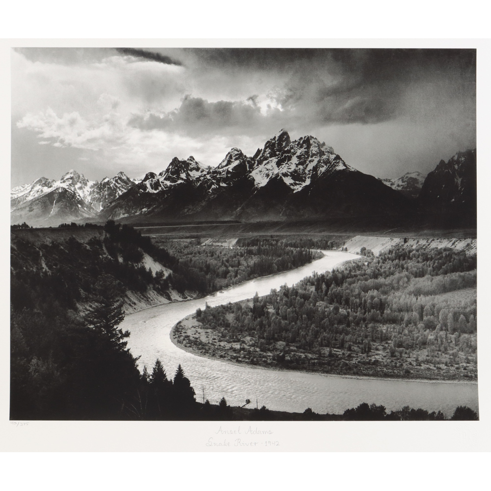 Historical Photo Archive - “Ansel Adams Snake River ” Limited Edition ...