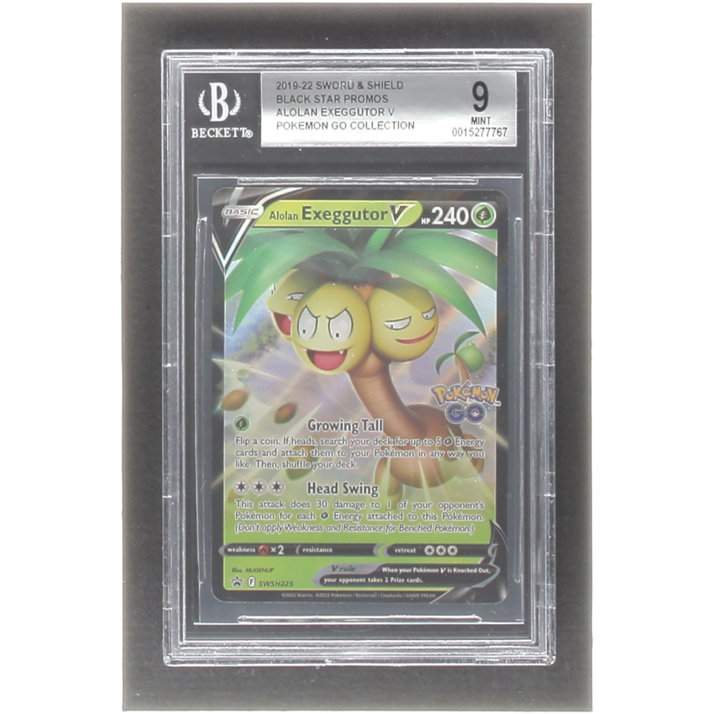 Alolan Exeggutor 2019-22 Pokemon Sword and Shield Black Star Promos # ...
