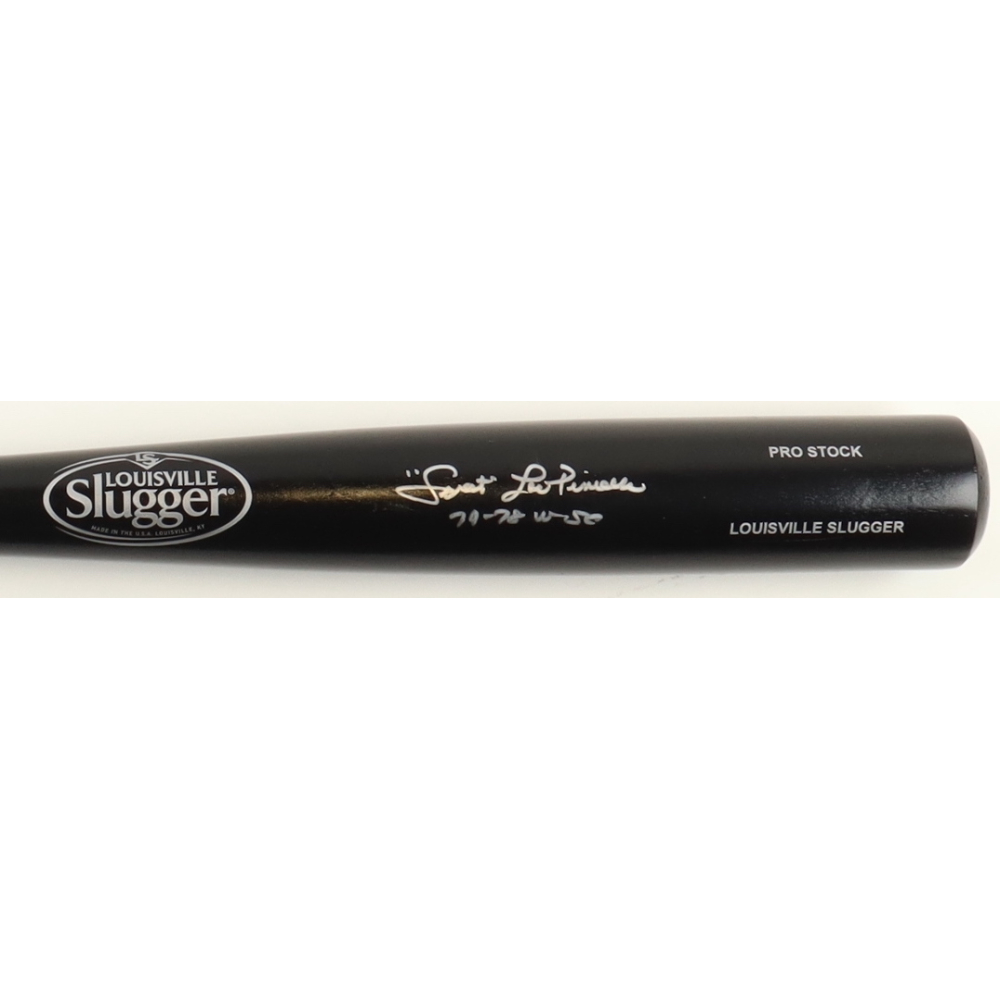 "Sweet" Lou Piniella Signed Louisville Slugger Baseball Bat Inscribed ...