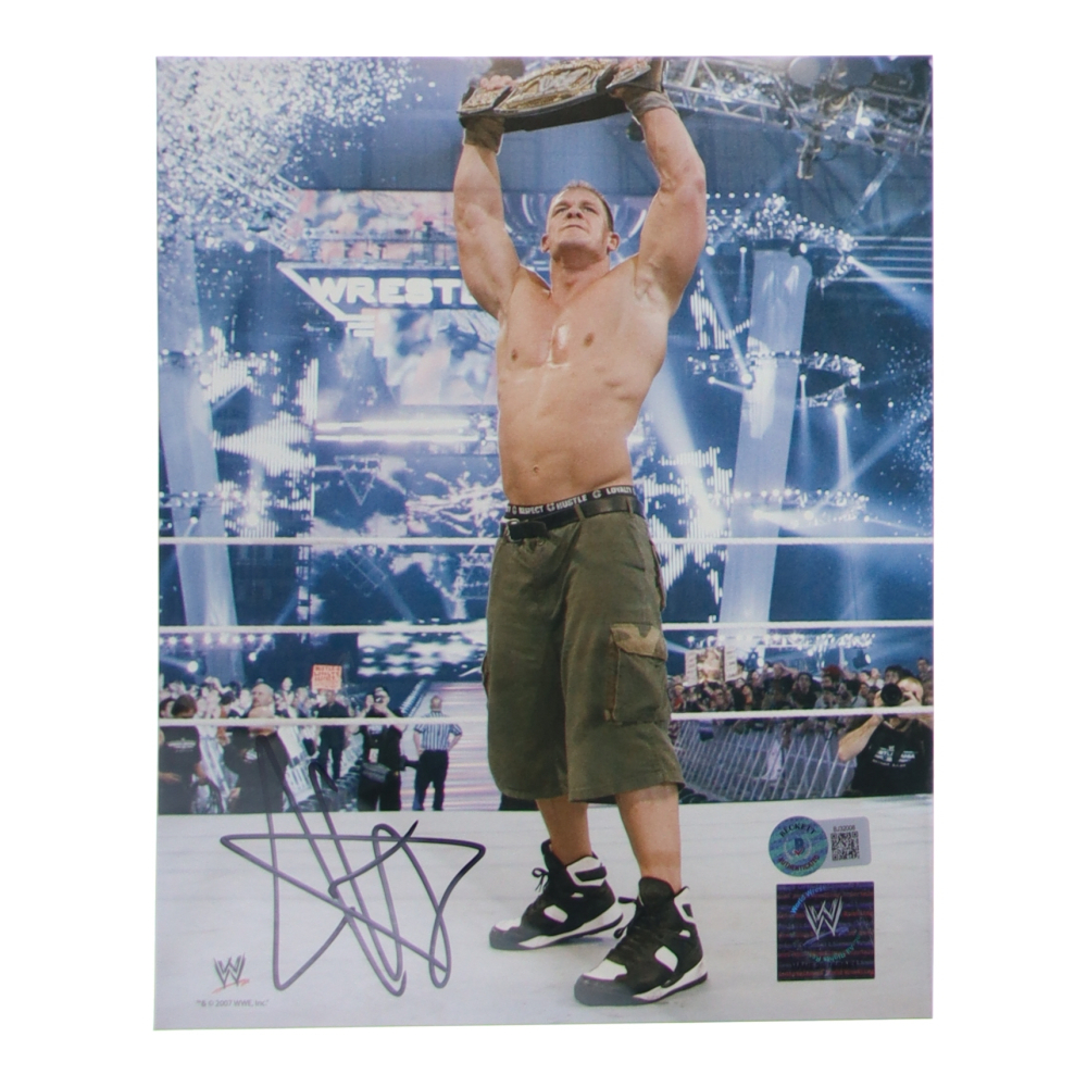 John Cena Signed WWE 8x10 Photo (Beckett) | Pristine Auction